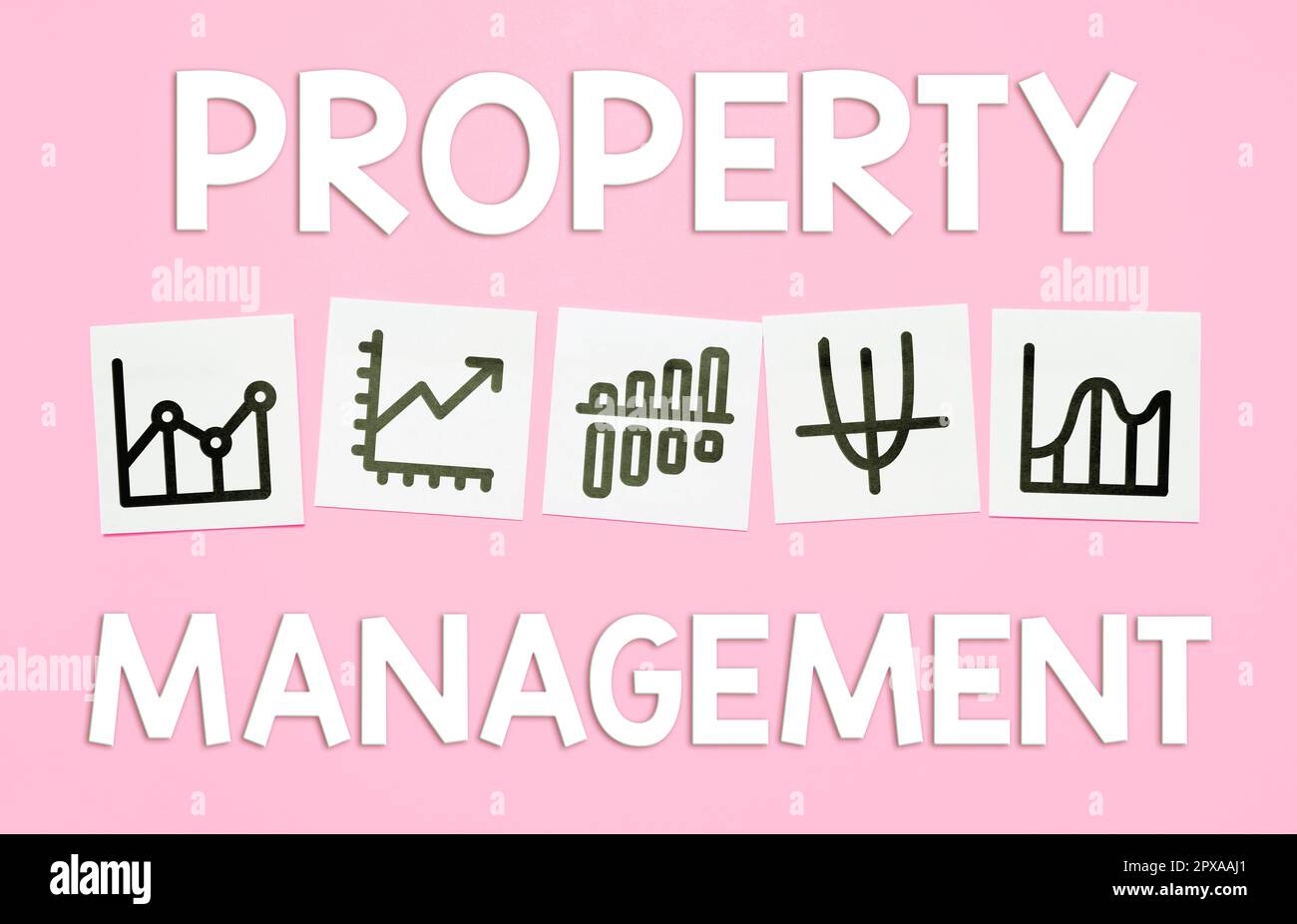 Conceptual display Property Management, Business concept Overseeing of ...