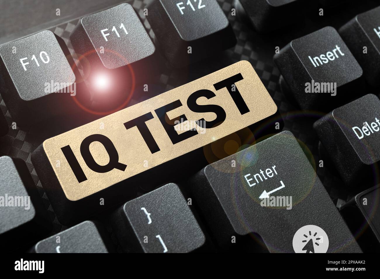 Handwriting text Iq Test, Word for attempt to measure your cognitive ...