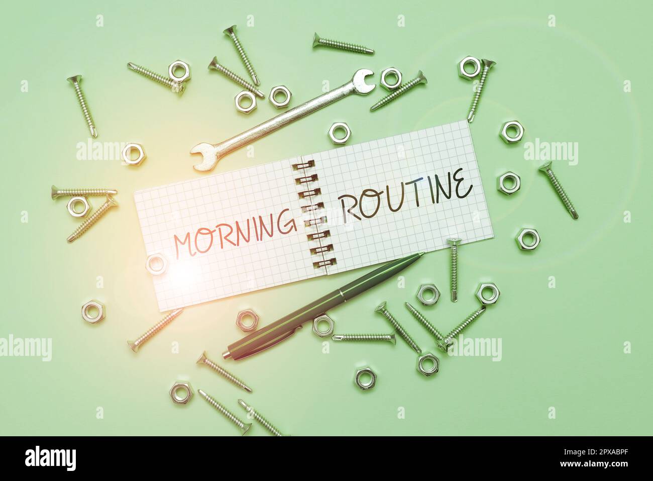 Inspiration showing sign Morning Routine, Word for initiation of ...