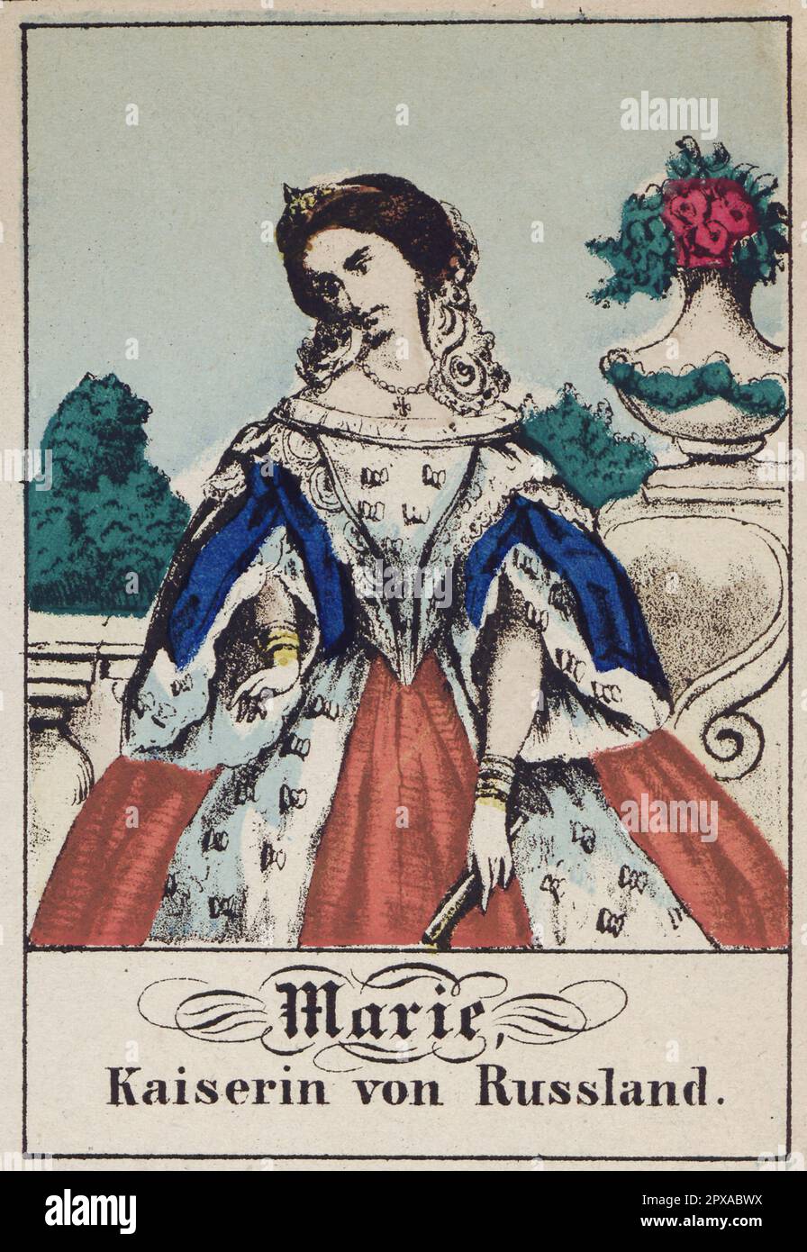 Lithography of maria alexandrovna hi-res stock photography and images ...