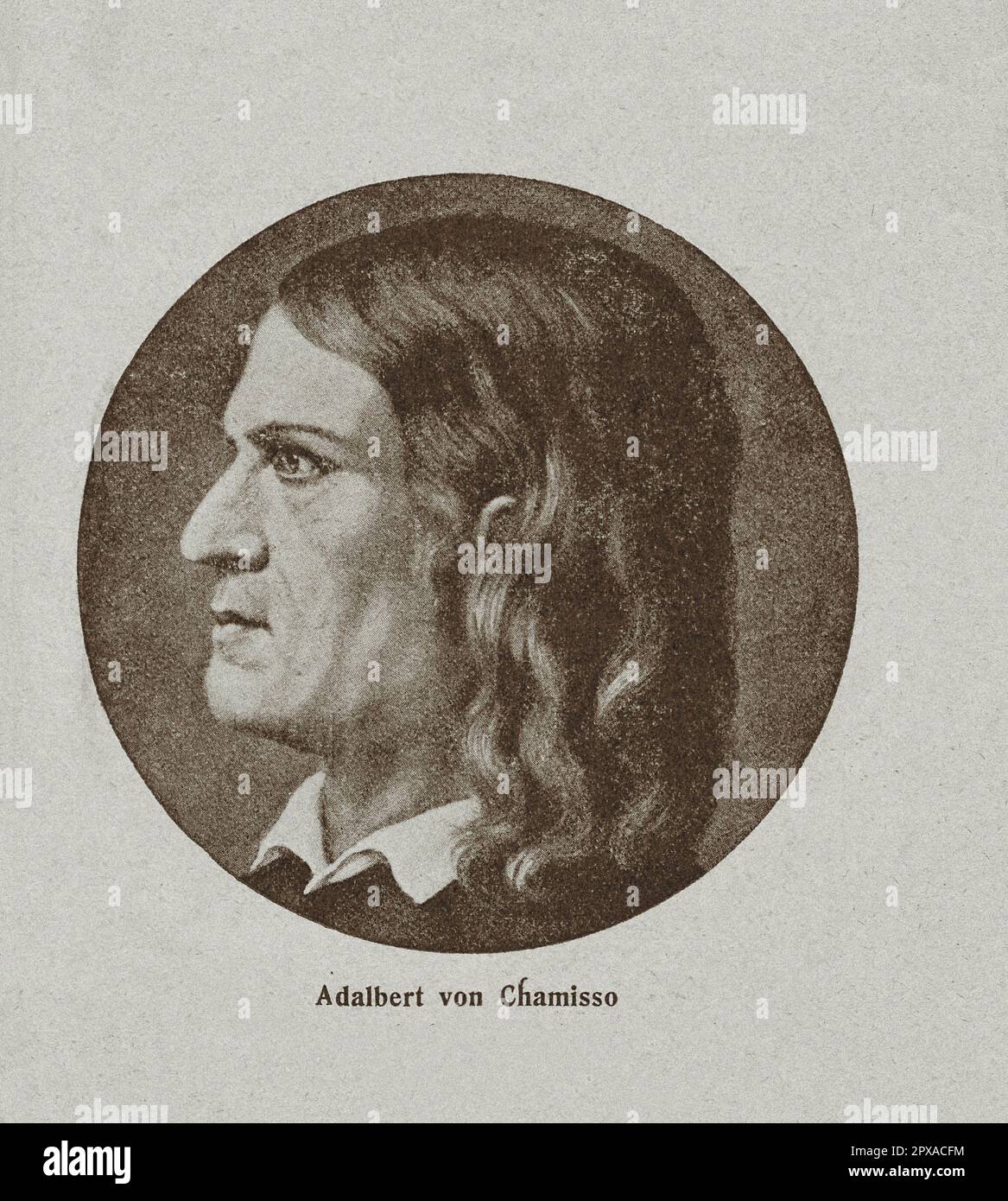 Portrait of adelbert von chamisso hi-res stock photography and images ...