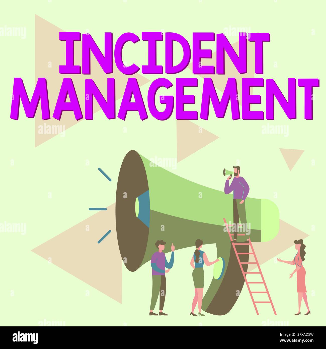 Handwriting text Incident Management, Business concept Process to ... Handwriting text Incident Management, Business concept Process to ...