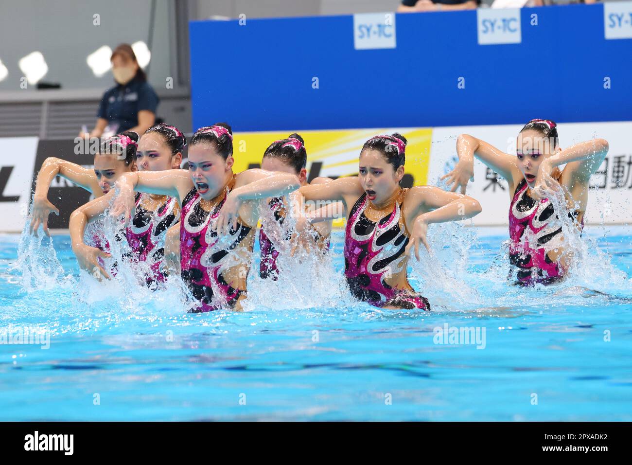 Tokyo, Japan. 2nd May, 2023. Miki house Artistic swimming club A team ...