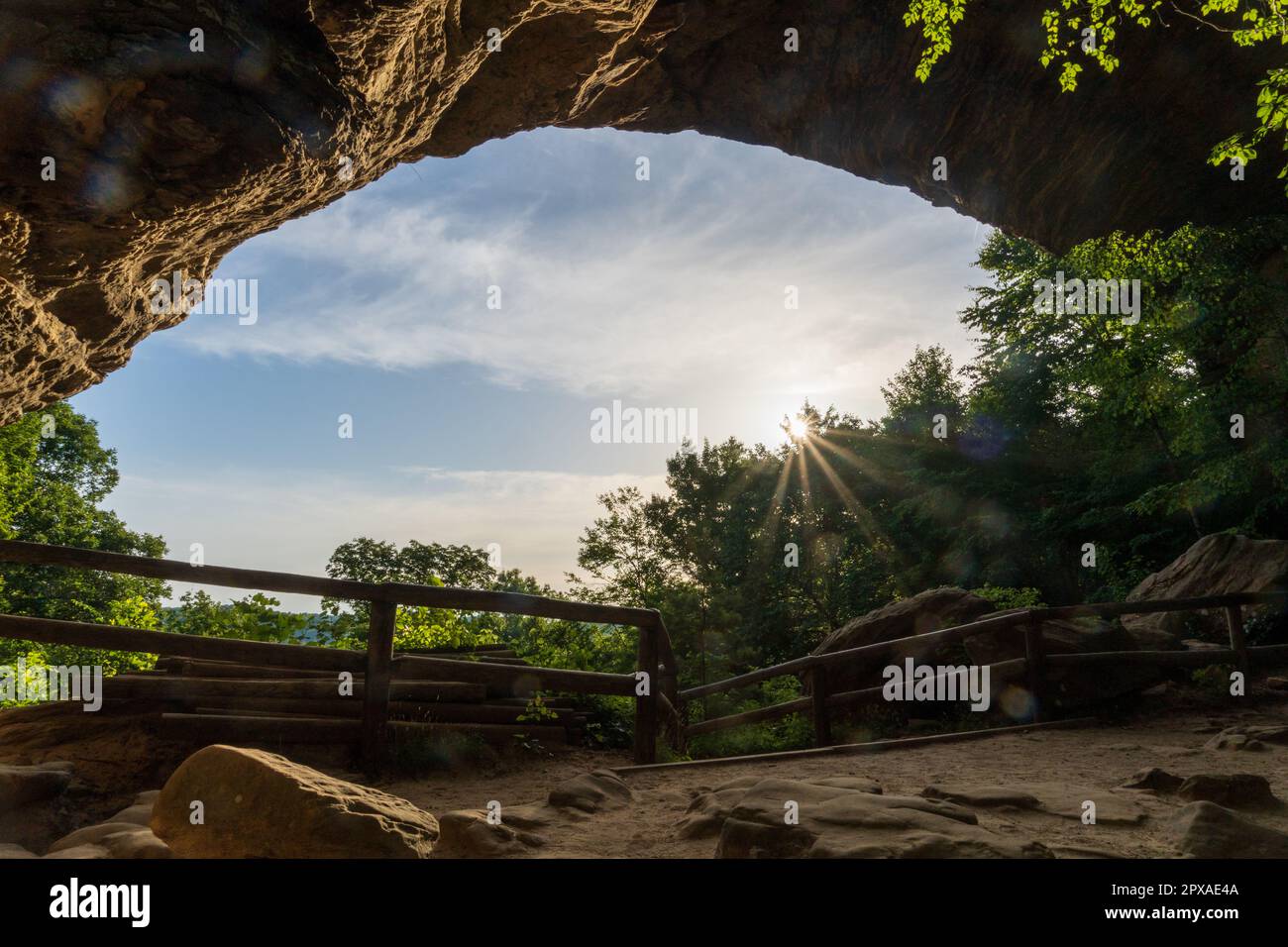 Natural Bridge State Resort Park in Kentucky Stock Photo - Alamy