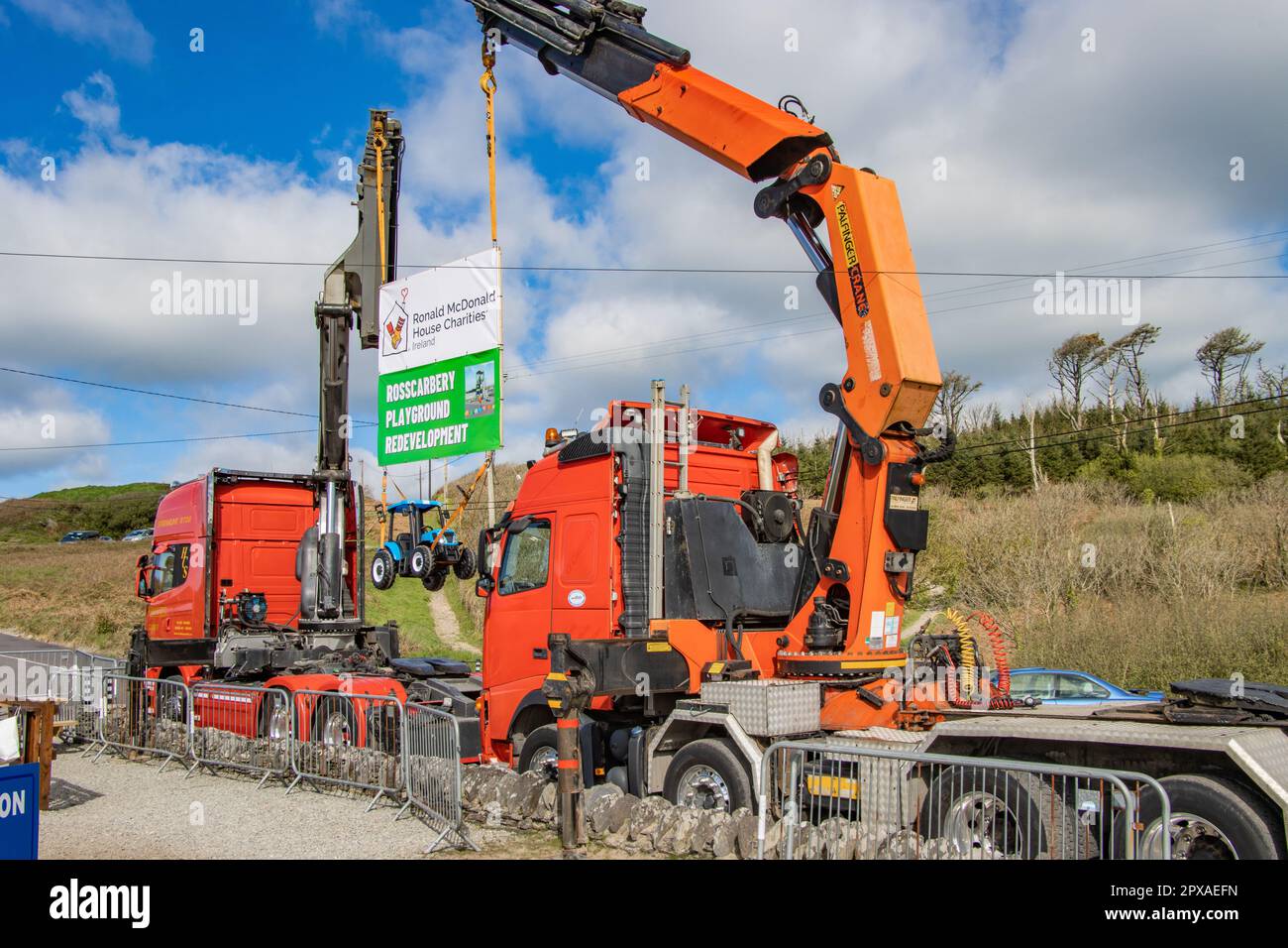 Charity fundraising Truck / Tractor / Car run at The Fish Basket, Long ...