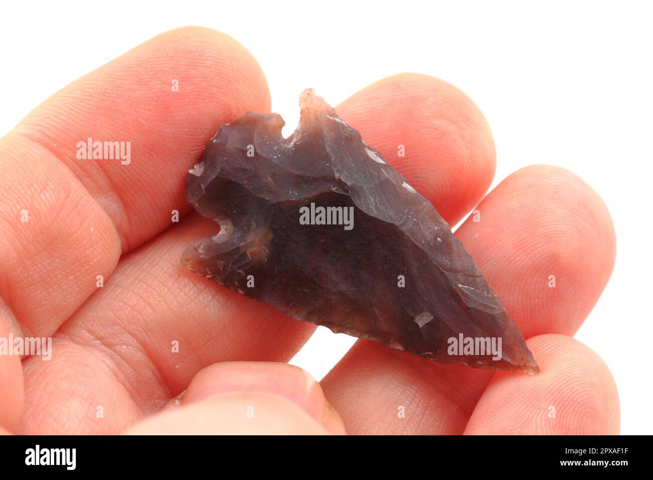 prehistory arrow isolated on the white background Stock Photo - Alamy