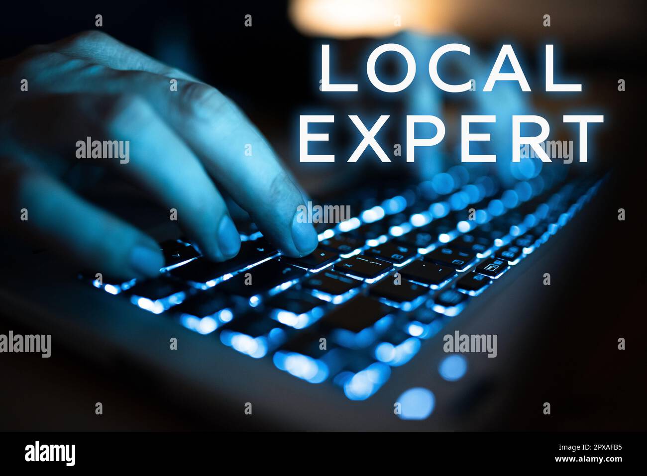 Conceptual display Local Expert, Internet Concept offers expertise and ...