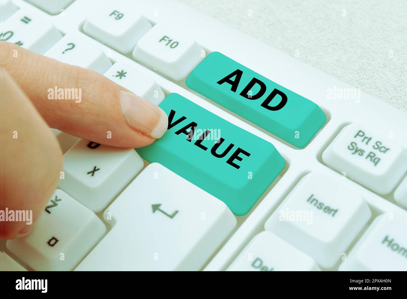 Sign displaying Add Value, Internet Concept an improvement or addition ...