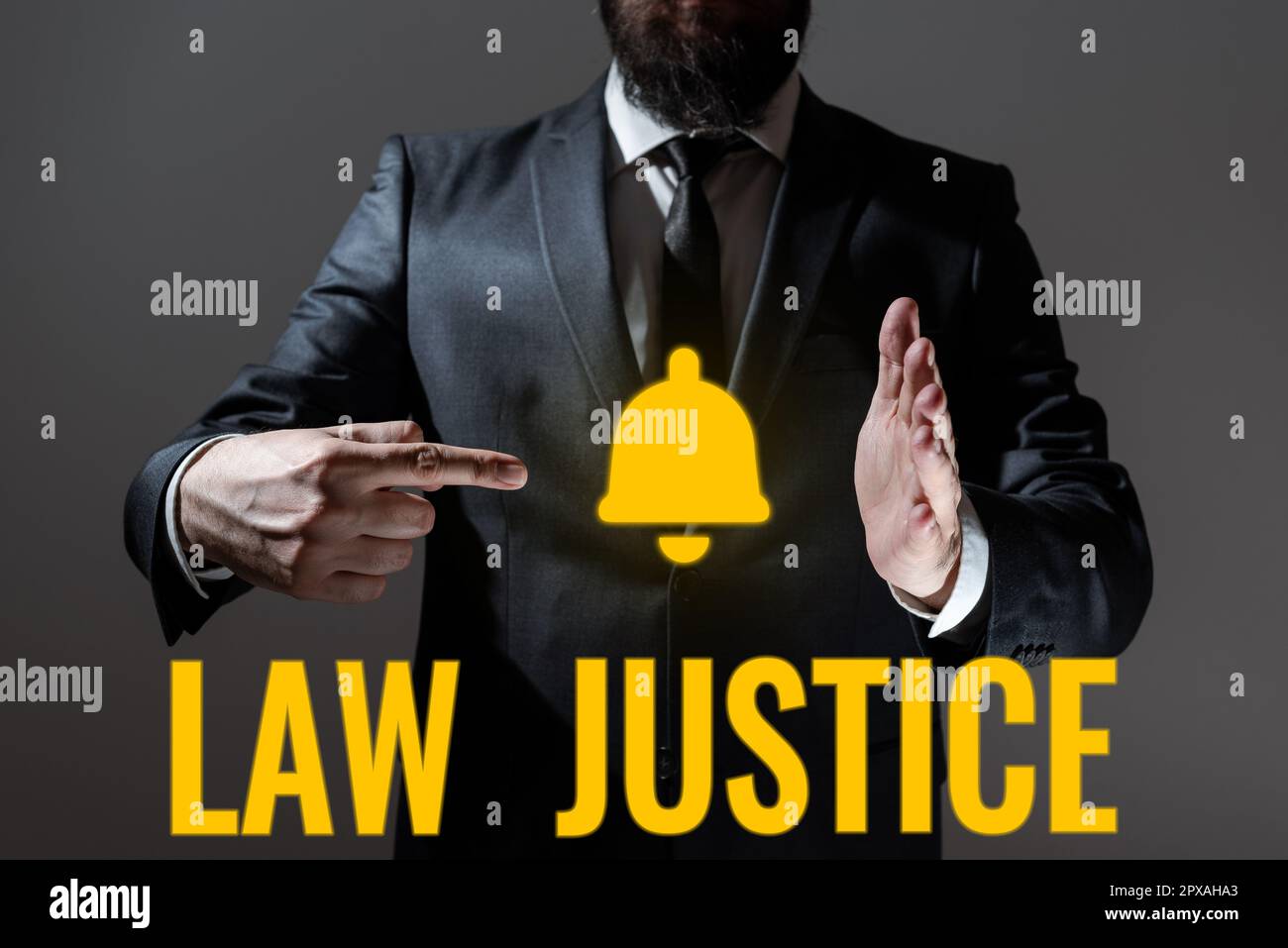 Writing displaying text Law Justice, Concept meaning a scheme or system ...