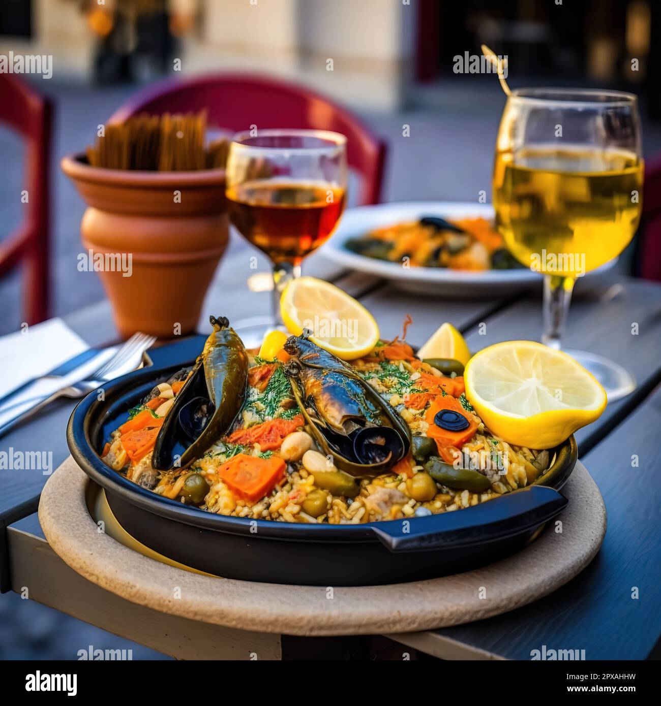 Paella night hi-res stock photography and images - Alamy