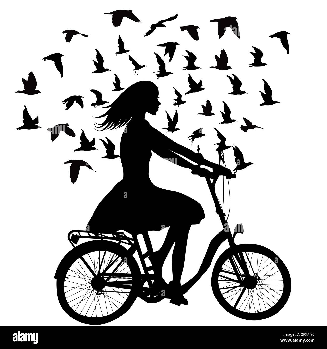 Flying pigeon bike hi-res stock photography and images - Alamy