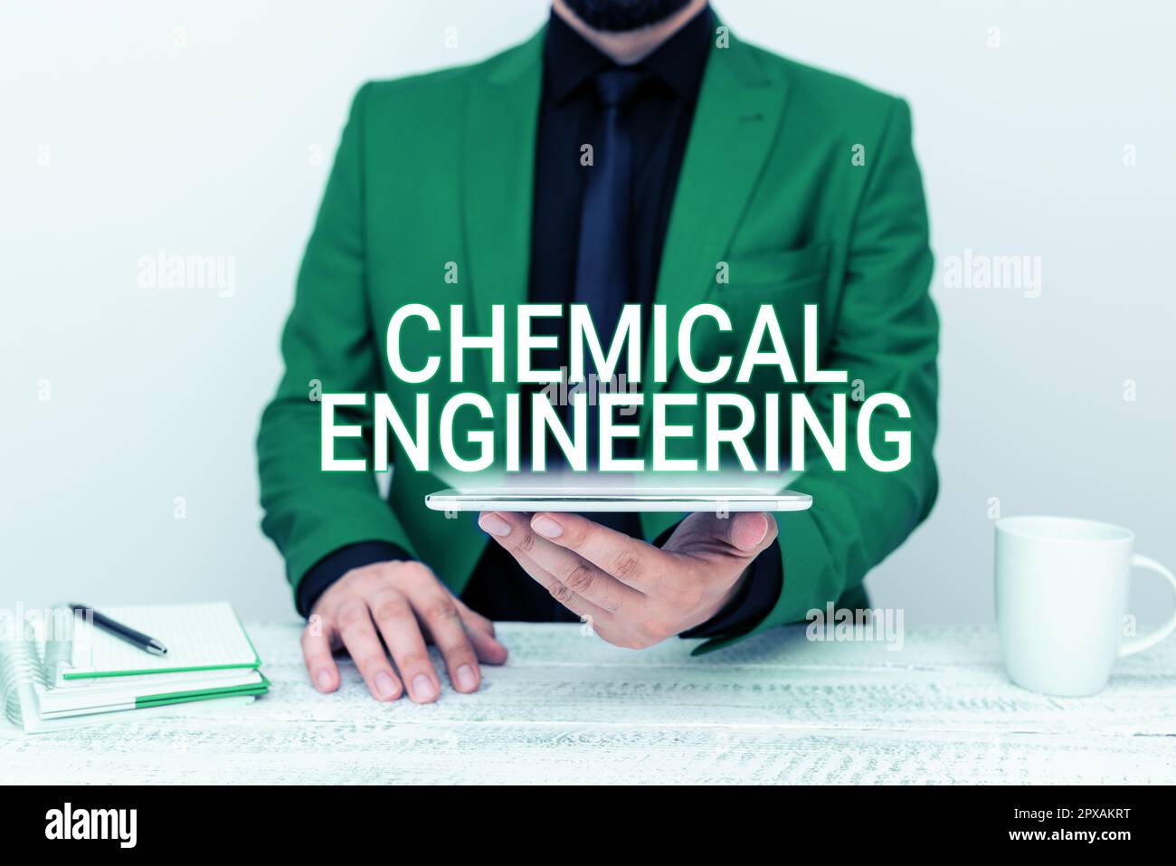 Handwriting text Chemical Engineering, Business overview developing ...