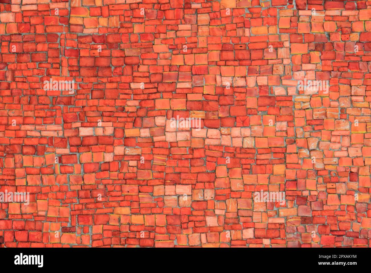 orange glass mosaic texture as nice background Stock Photo - Alamy