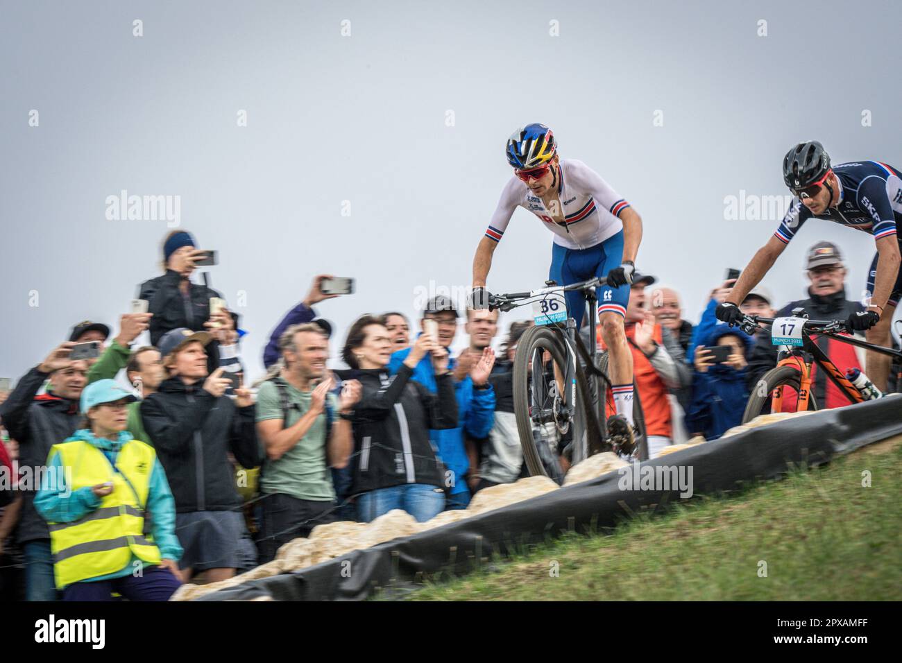 Thomas Pidcock participating in the Mountain Bike at the 2022 Munich ...