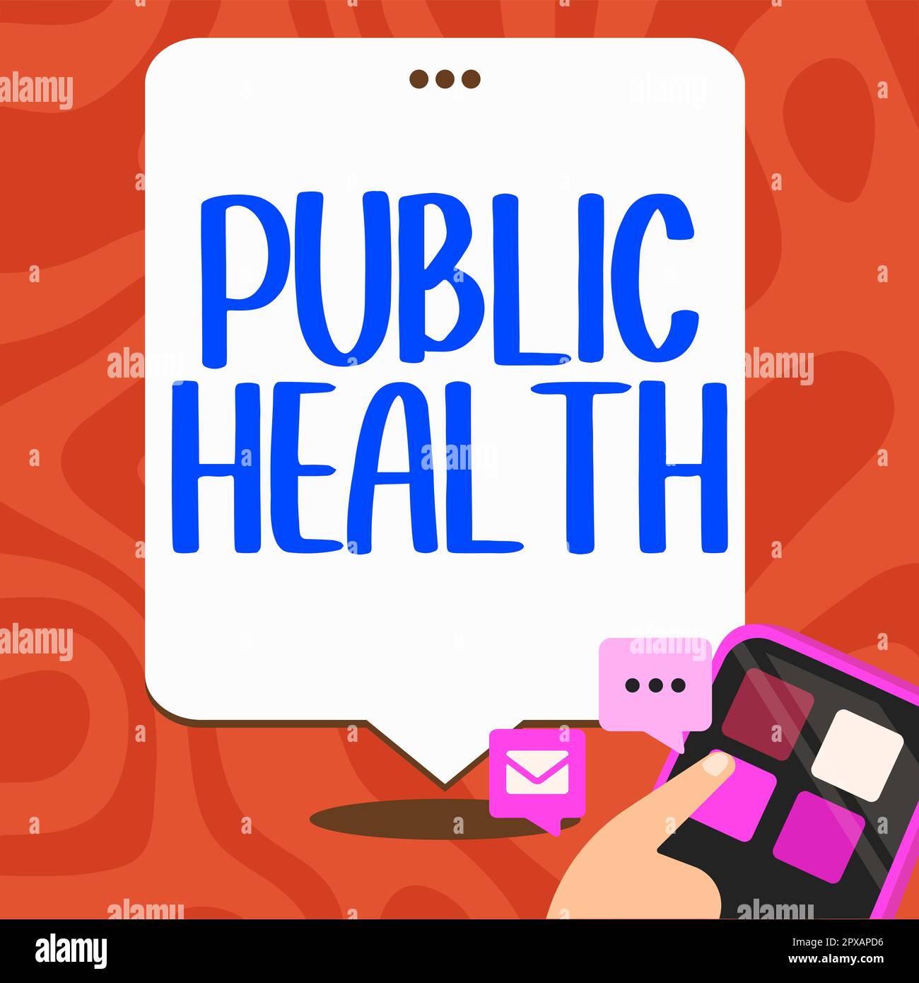 Hand writing sign Public Health, Internet Concept Promoting healthy ...