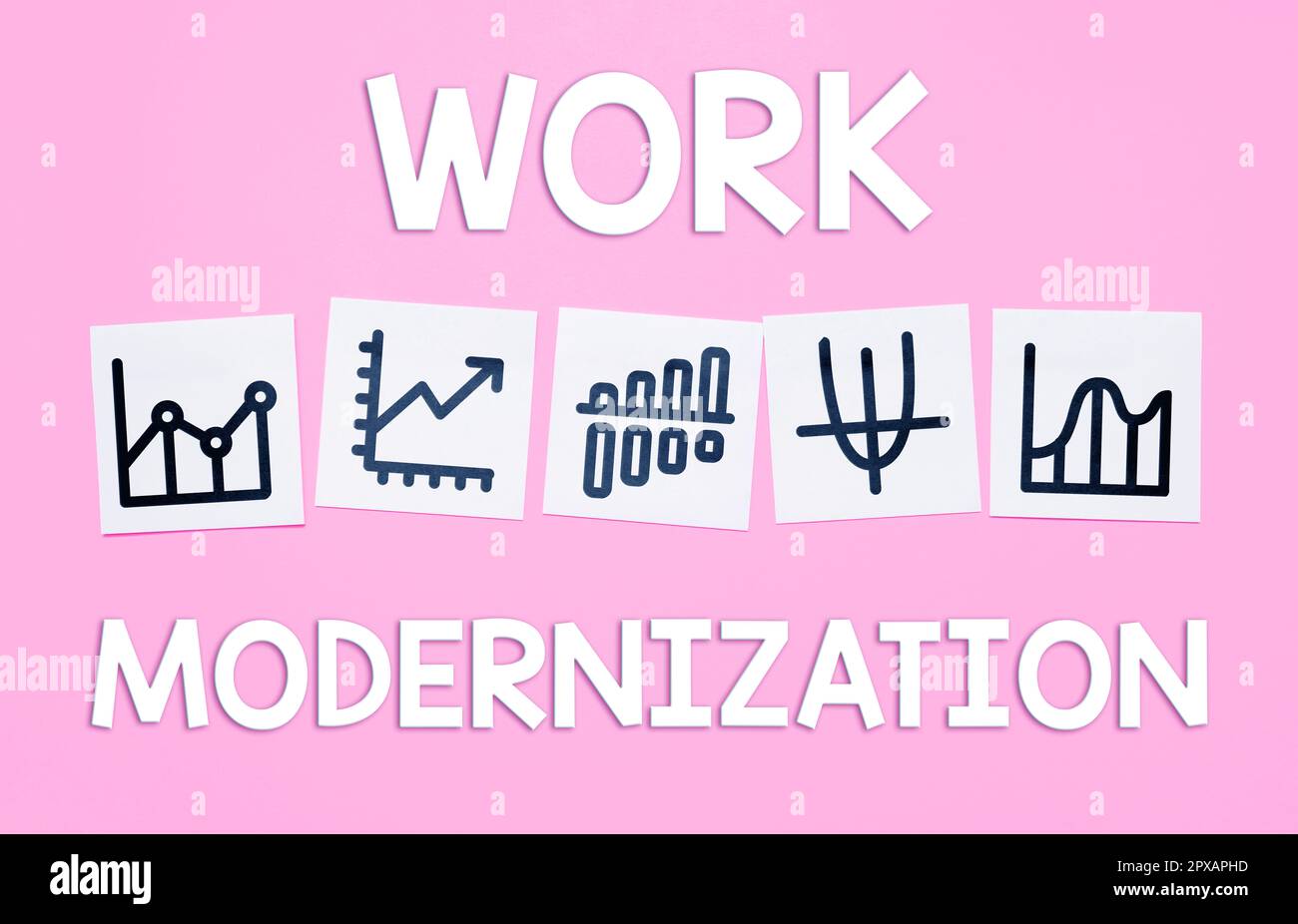 Inspiration showing sign Work Modernization, Conceptual photo changing ...