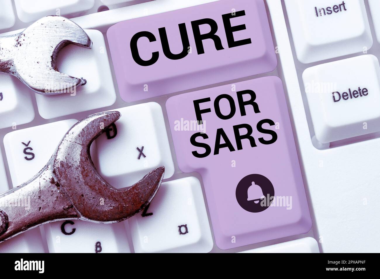 Hand writing sign Cure For Sars, Conceptual photo Medical treatment ...