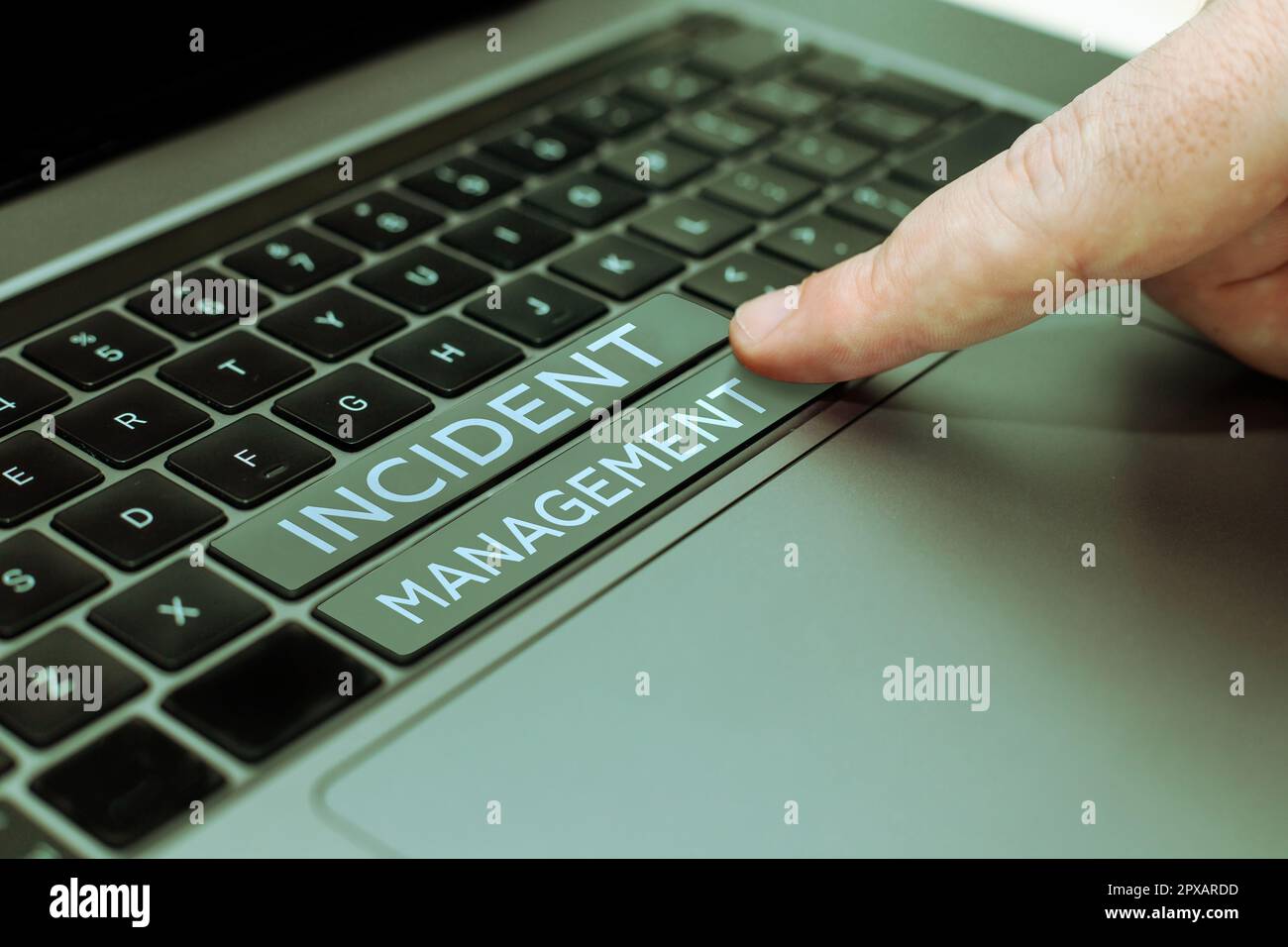 Handwriting text Incident Management, Business showcase Process to ... Handwriting text Incident Management, Business showcase Process to ...