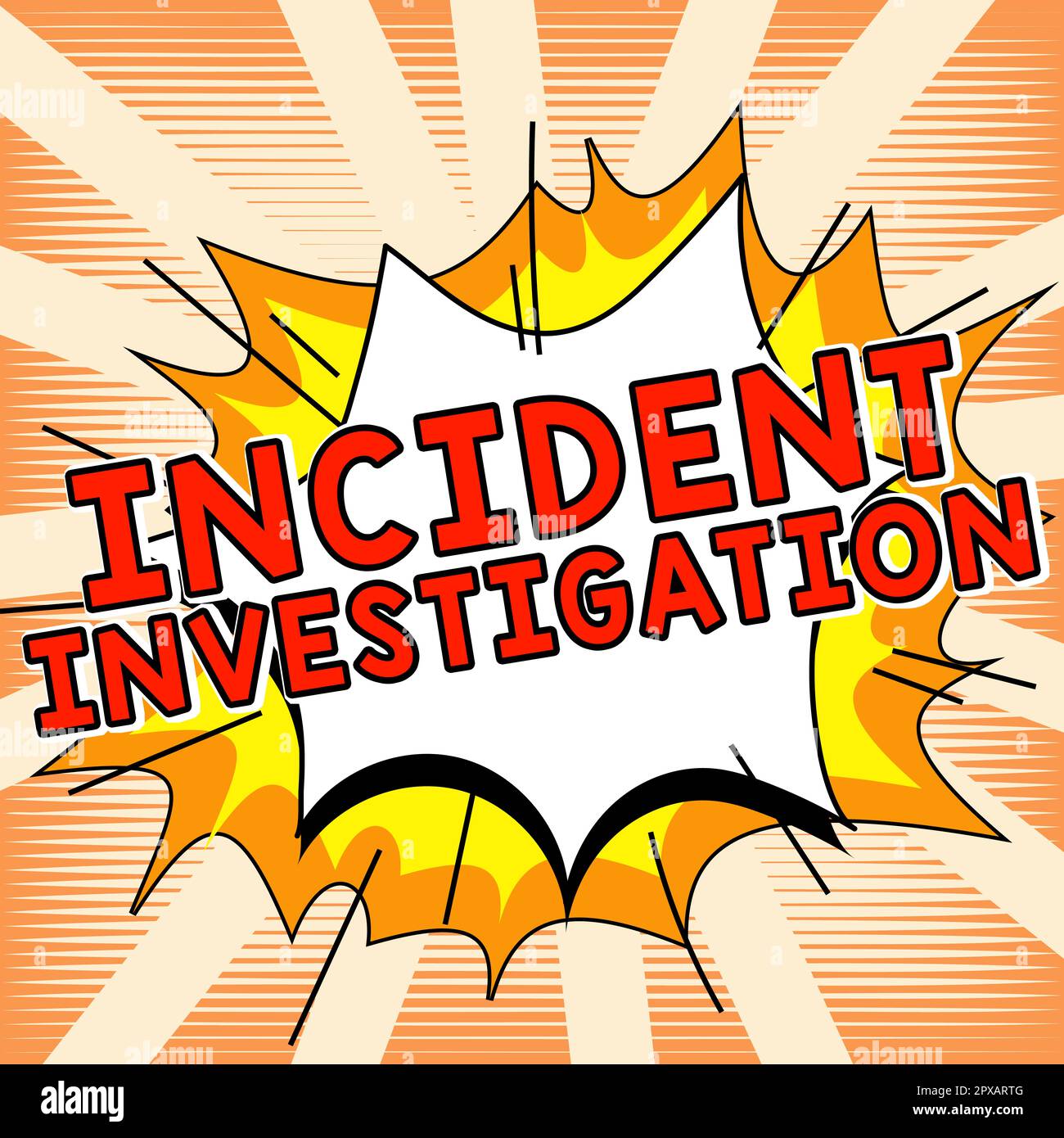 Hand writing sign Incident Investigation, Business approach responsible ...