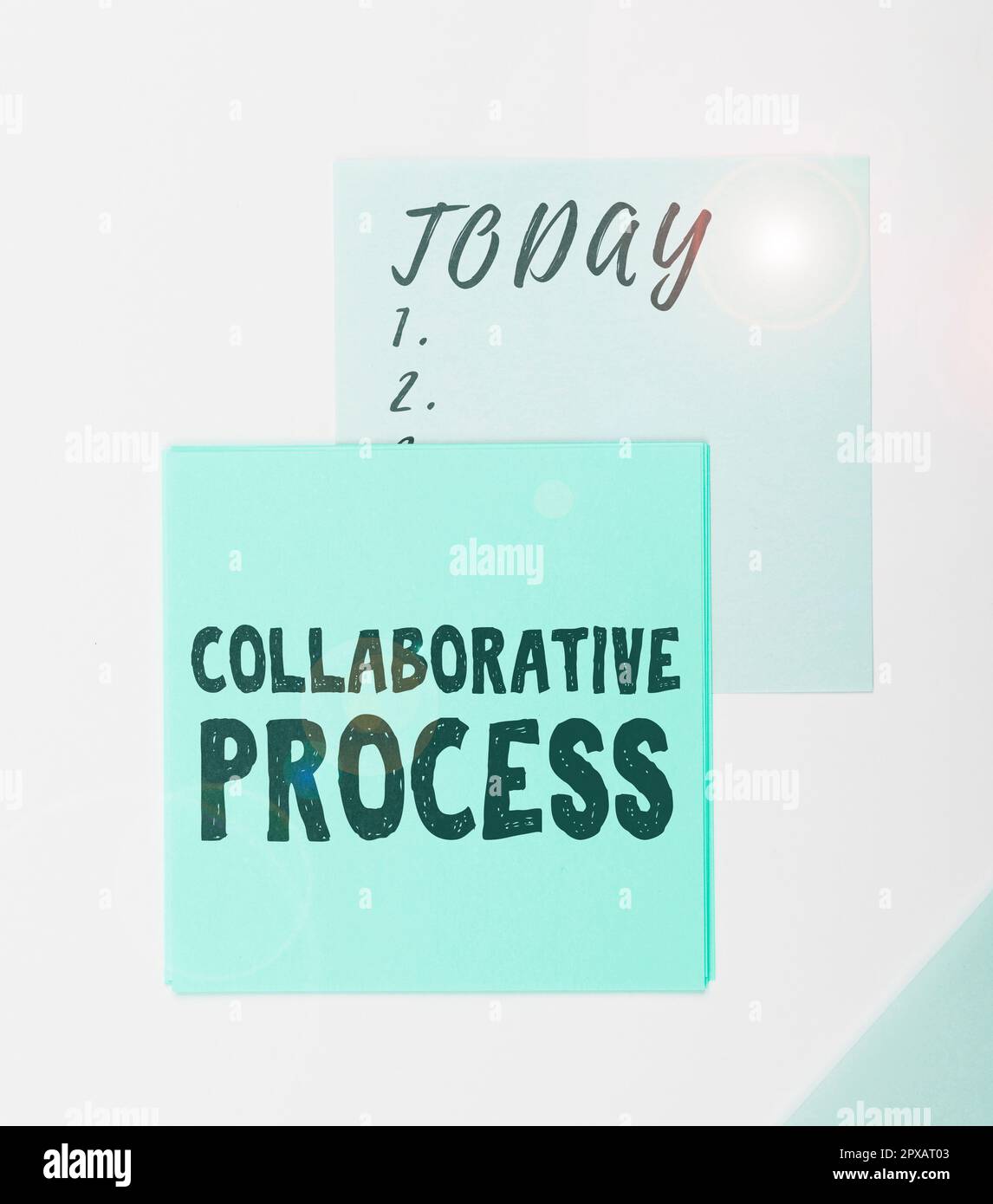 Conceptual caption Collaborative Process, Business showcase people and ...