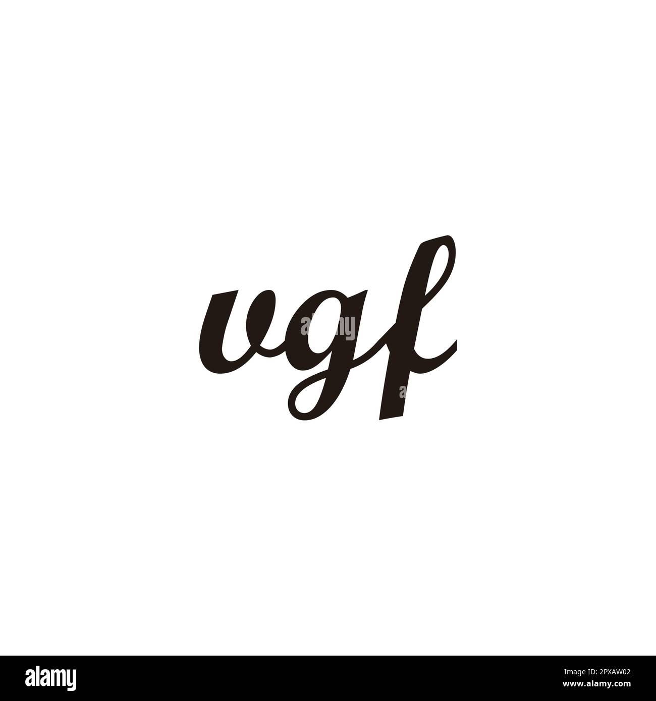 Letter vgf connect geometric symbol simple logo vector Stock Vector ...