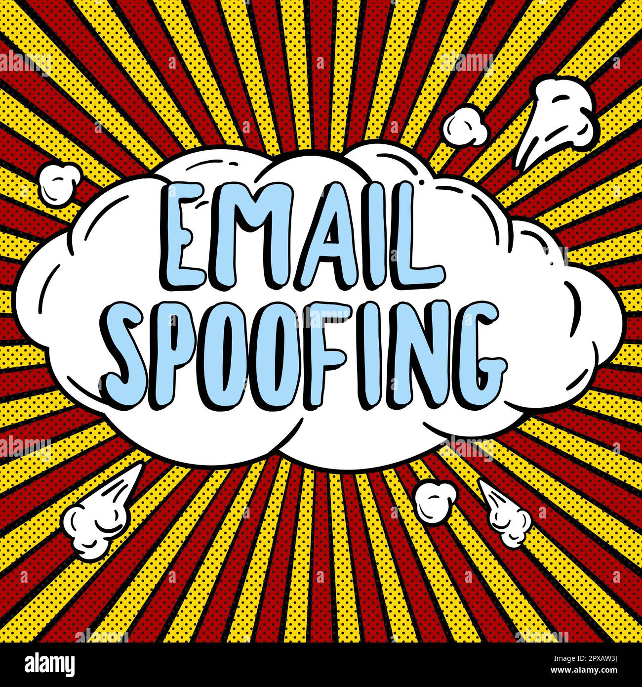Hand writing sign Email Spoofing, Business idea secure the access and ...