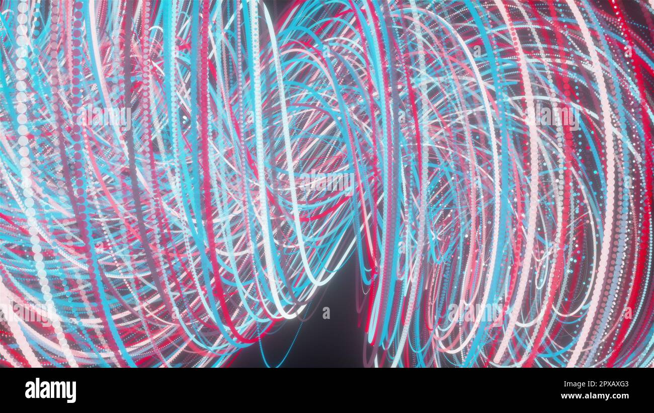 Rotation lines. Computer generated 3d render Stock Photo - Alamy