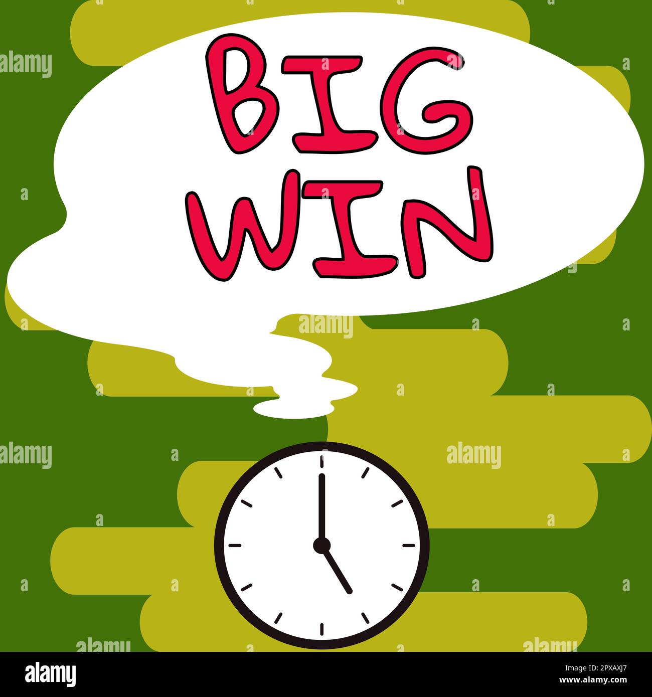 Sign displaying Big Win, Business overview having won an important ...