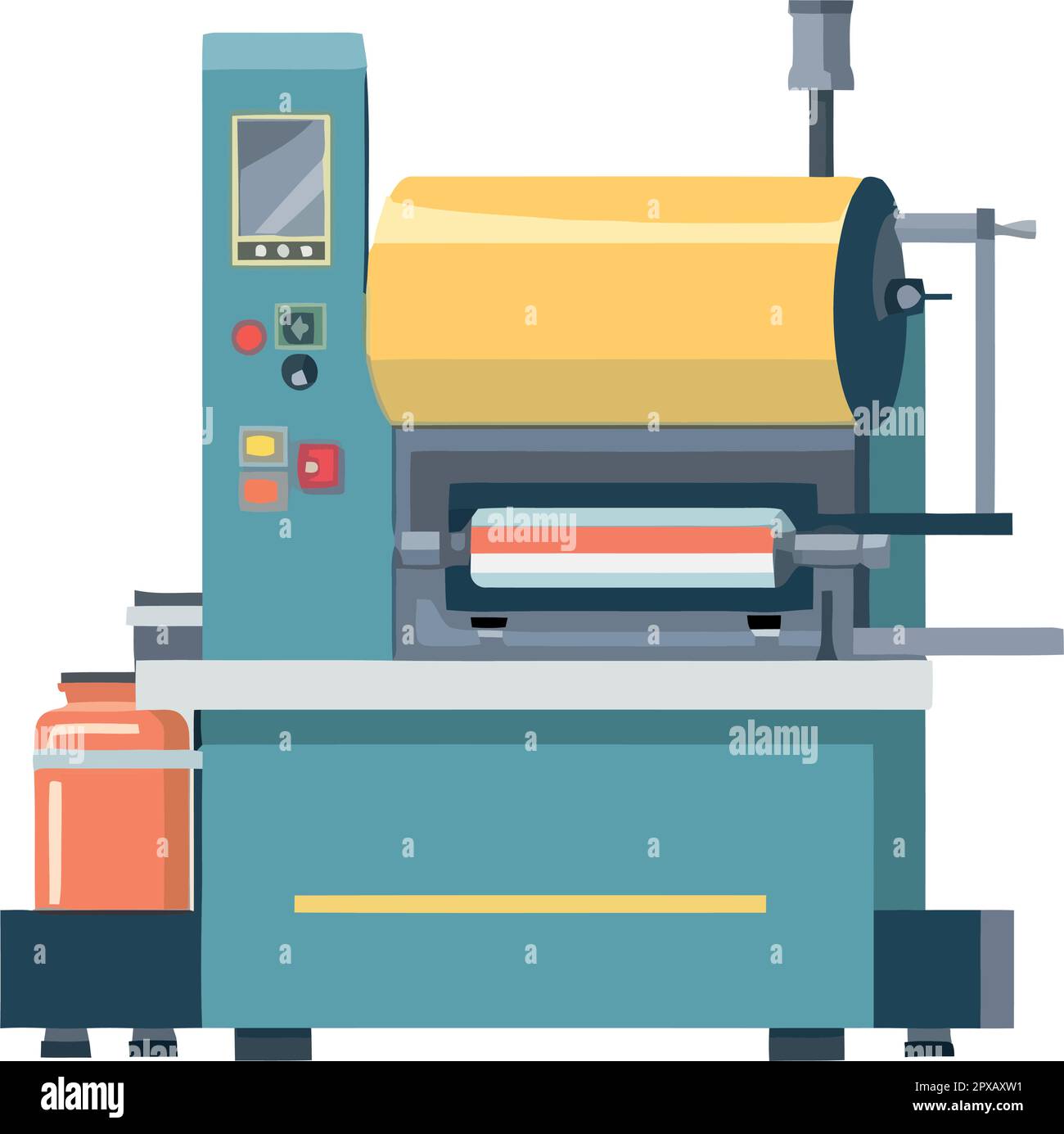 Automated wrapping Stock Vector Images - Alamy