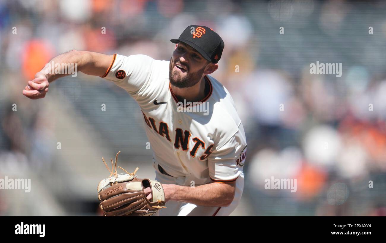 San Francisco Giants pitcher Tristan Beck during a baseball game ...
