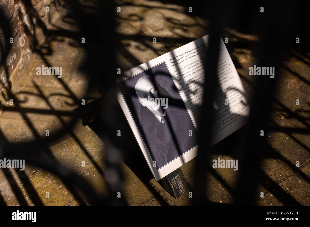 Burial spot of the 3rd Baron Montagu of Beaulieu in the ruins of ...