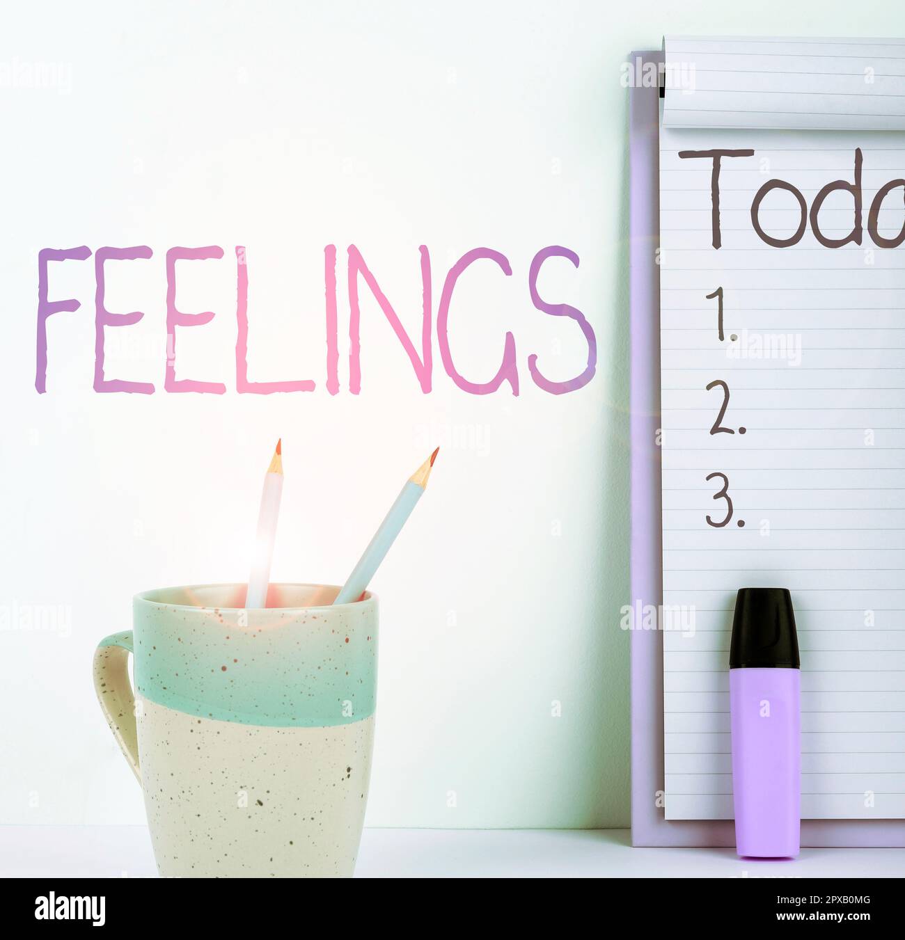 Text showing inspiration Feelings, Word Written on causing happy ...