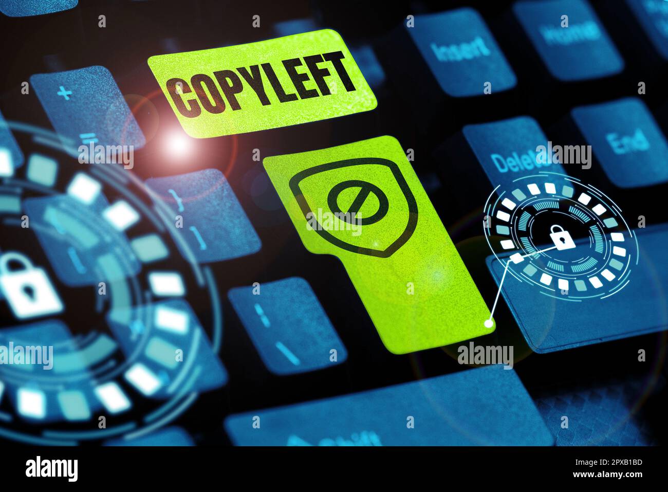 Text sign showing Copyleft, Business showcase the right to freely use ... Text sign showing Copyleft, Business showcase the right to freely use ...
