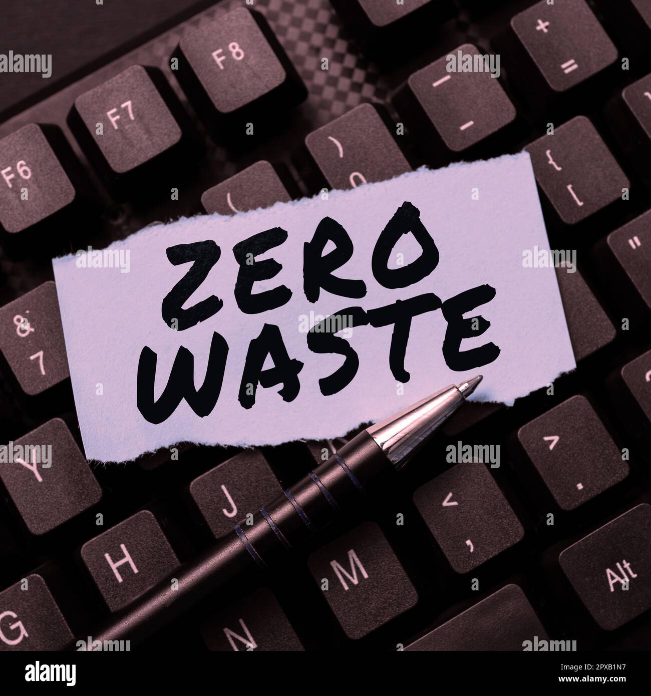 Writing displaying text Zero Waste, Business overview industrial responsibility includes ...