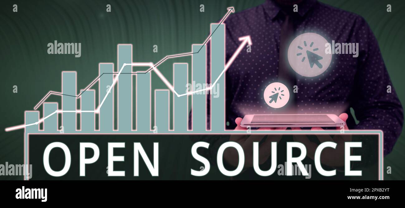 Inspiration showing sign Open Source, Internet Concept denoting ...