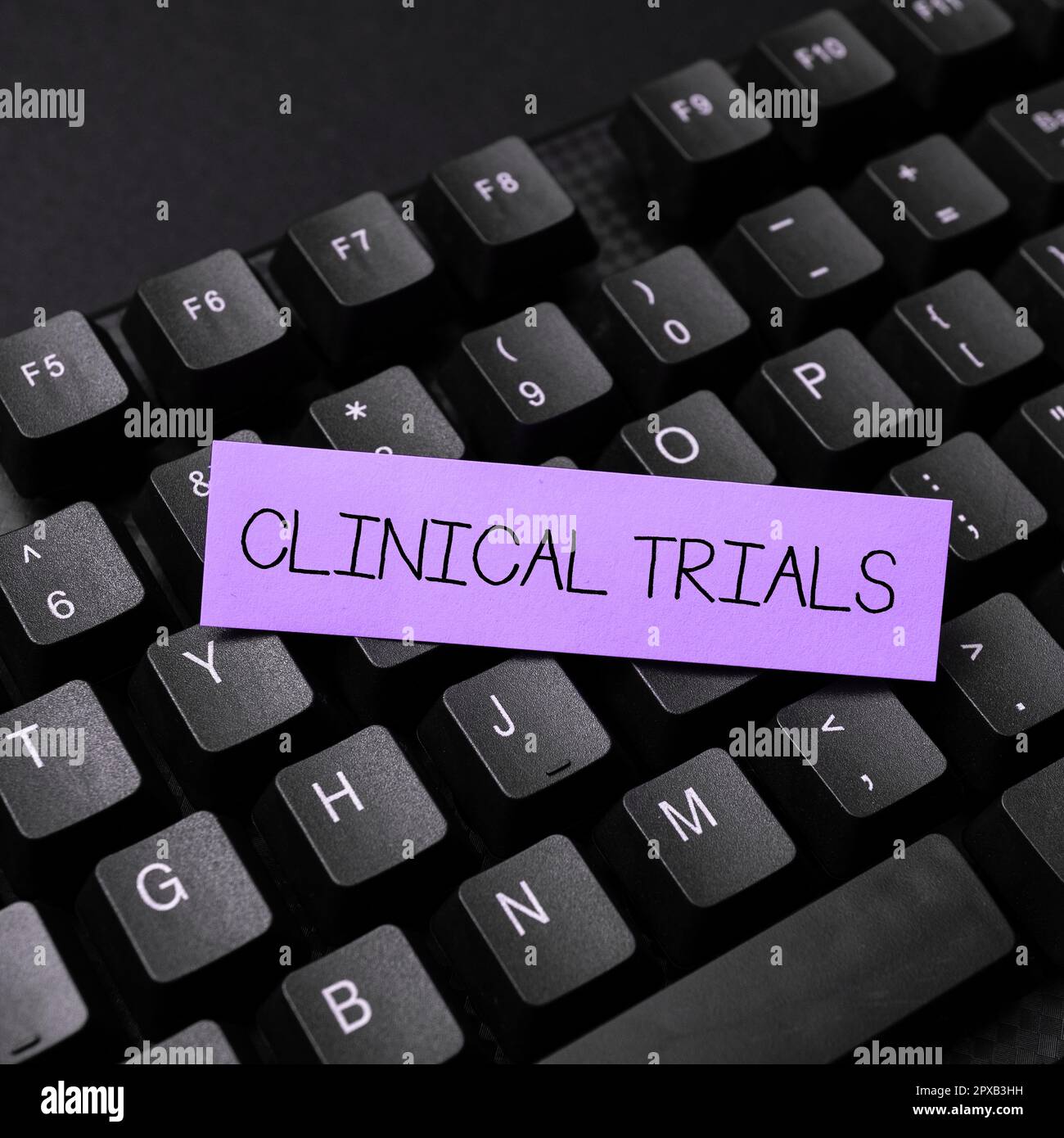 Hand writing sign Clinical Trials, Business idea Research investigation ...