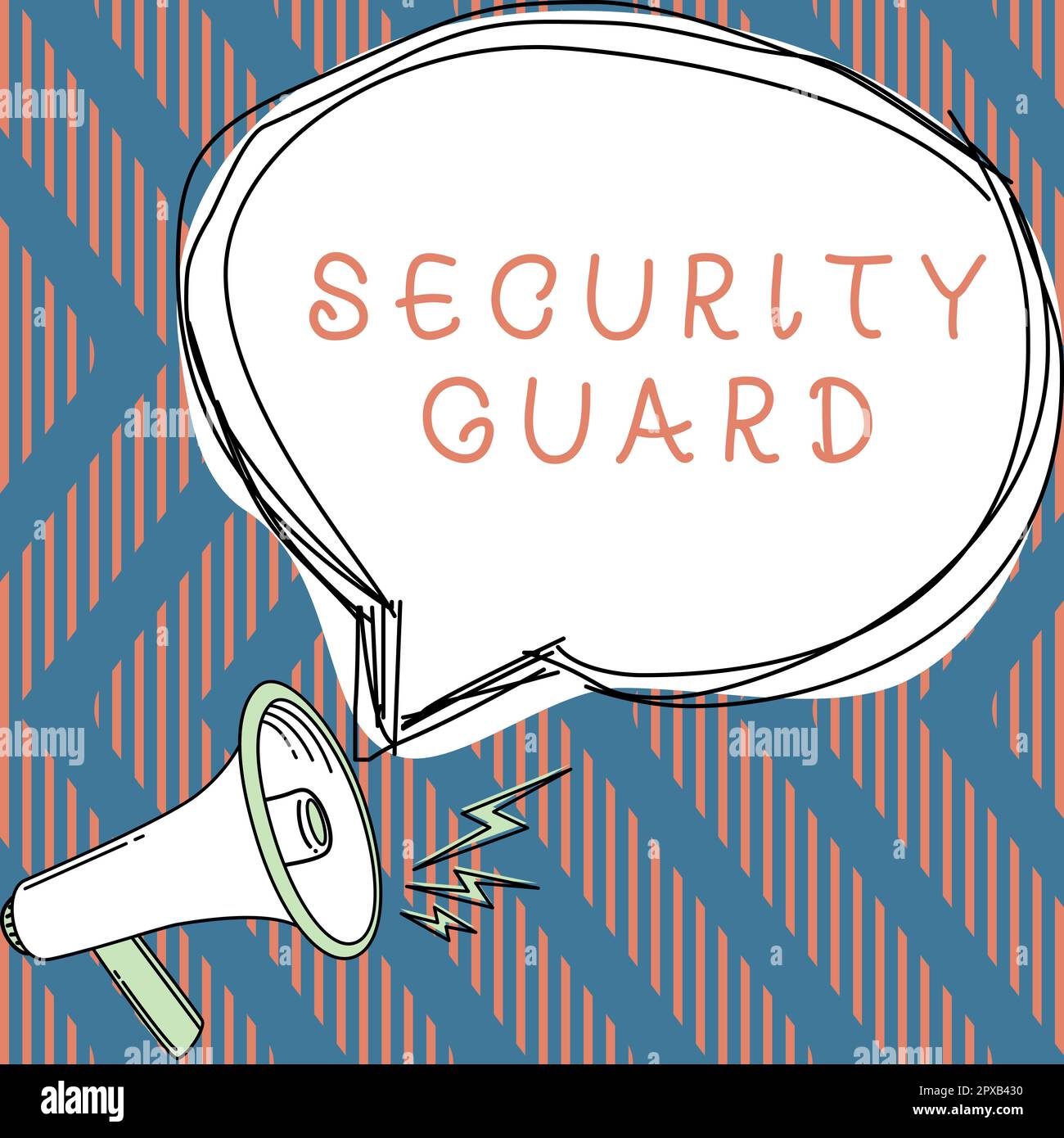Conceptual caption Security Guard, Concept meaning tools used to manage ... Conceptual caption Security Guard, Concept meaning tools used to manage ...