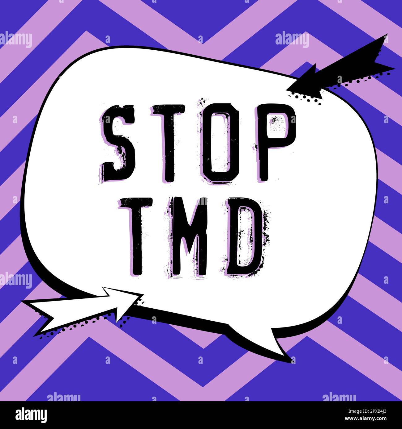 Conceptual caption Stop Tmd, Business approach Prevent the disorder or ...