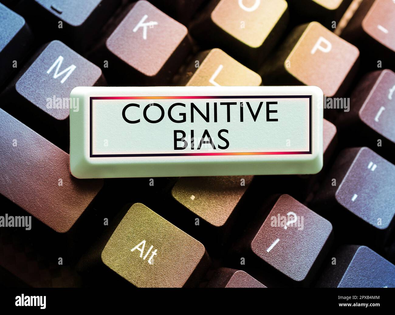 Hand writing sign Cognitive Bias, Word for Psychological treatment for ...