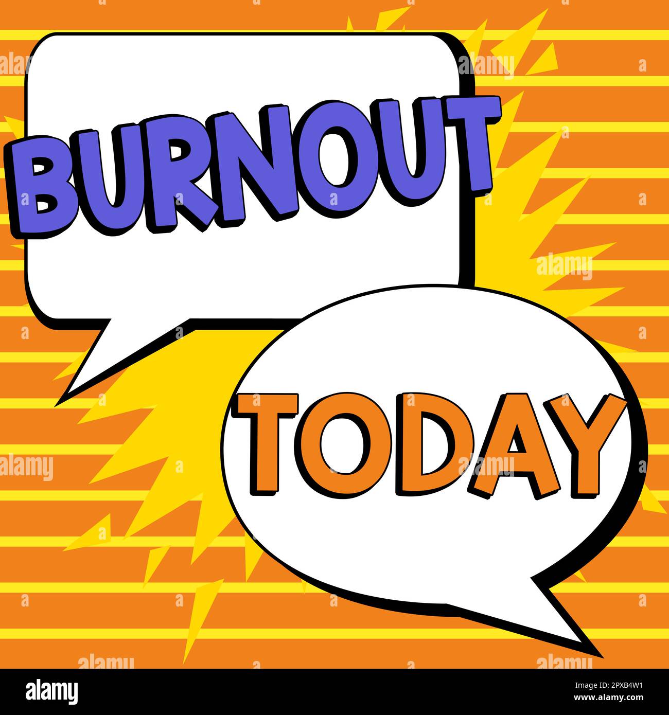 Conceptual display Burnout, Business showcase Feeling of physical and ...