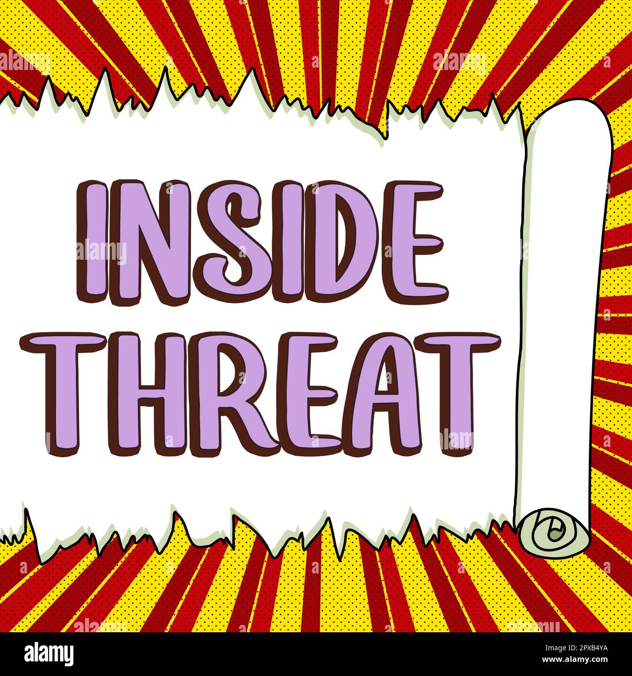 Hand writing sign Inside Threat, Business showcase Information that ...