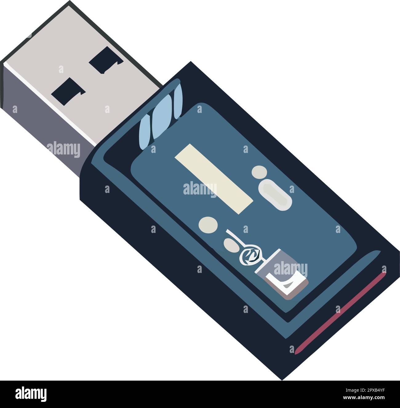 Technology illustration computer icon USB Stock Vector Image & Art - Alamy