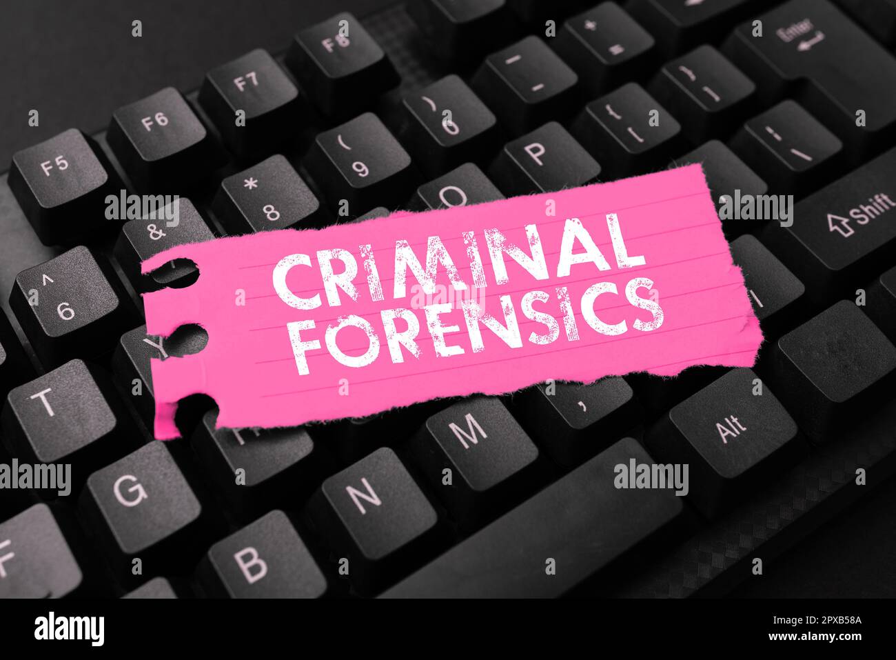 Text sign showing Criminal Forensics, Word for Federal Offense actions ...