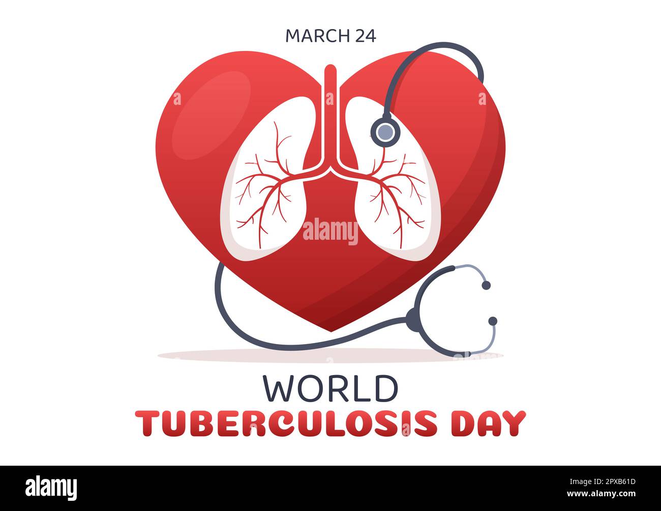 World Tuberculosis Day on March 24 Illustration with Pictures of the ...
