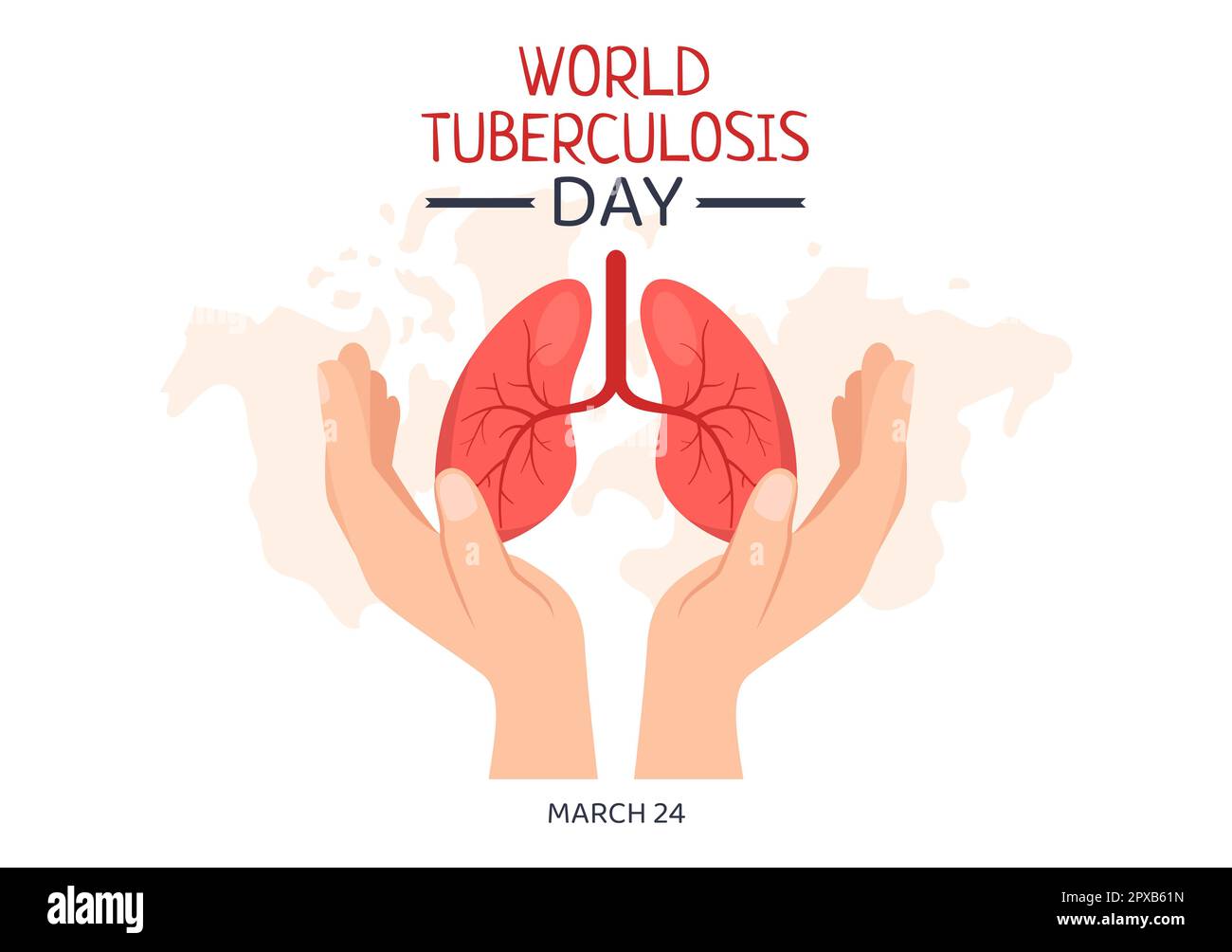 World Tuberculosis Day on March 24 Illustration with Pictures of the ...