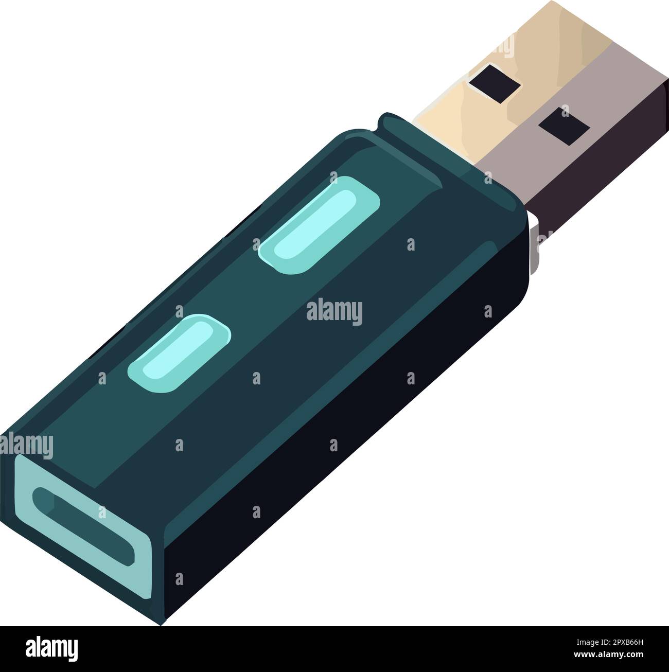Usb Stick Symbolizes Data Backup And Storage Stock Vector Image And Art Alamy