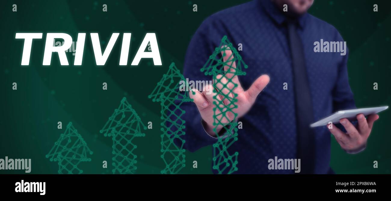 Writing displaying text Trivia, Business overview details ... Writing displaying text Trivia, Business overview details ...