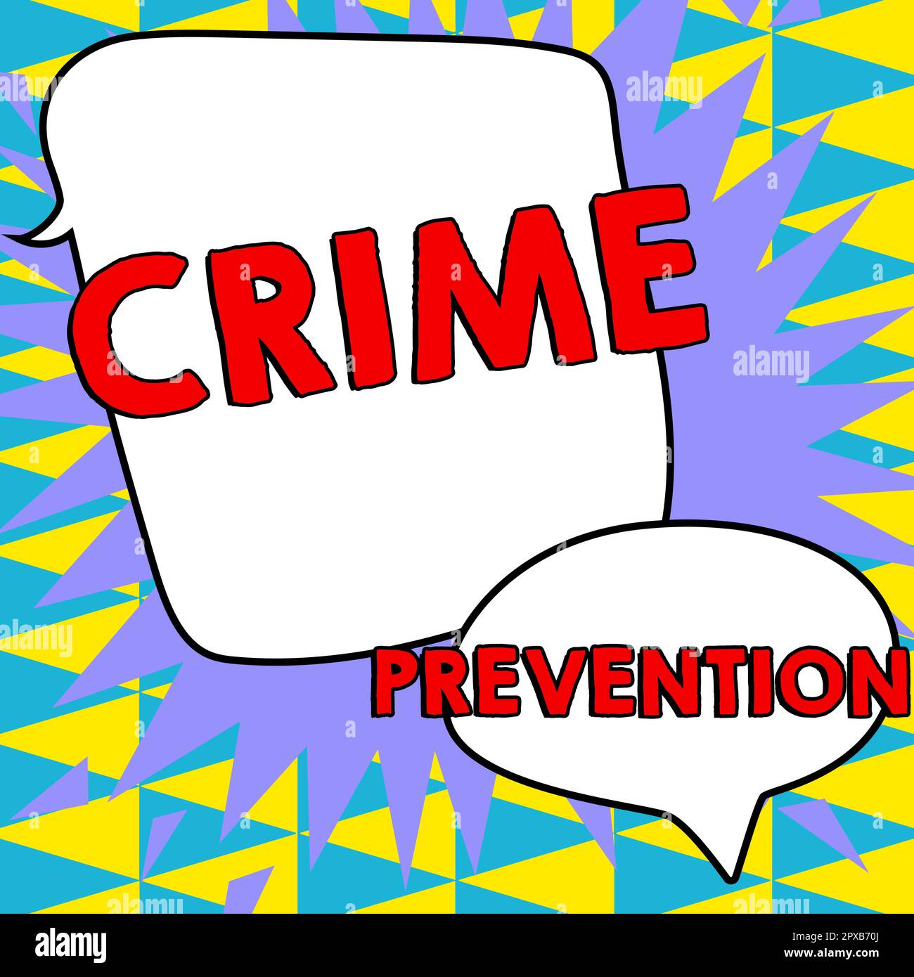 Conceptual display Crime Prevention, Business concept Federal Offense ...