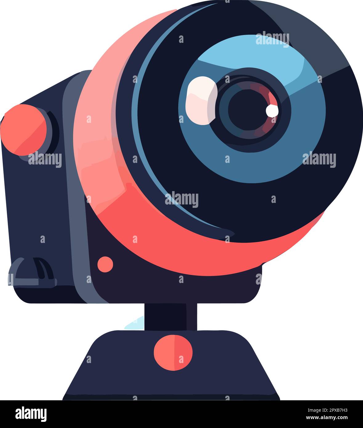 lens captures modern security camera Stock Vector Image & Art - Alamy