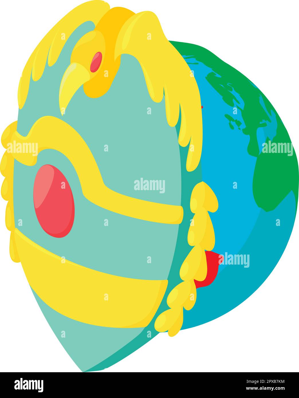 Imperial shield icon isometric vector. New imperial shield on planet ...